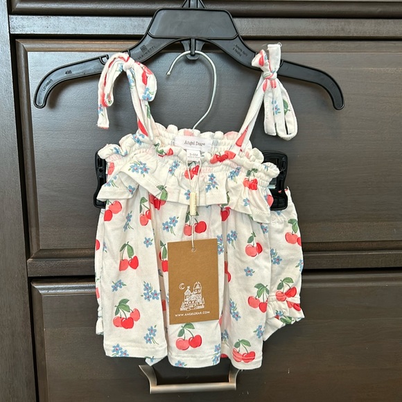 Angel Dear | Matching Sets | Angel Dear Cherry Summer Outfit | Poshmark
